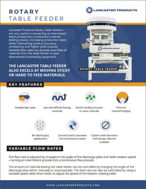 Brochures - Lancaster Products