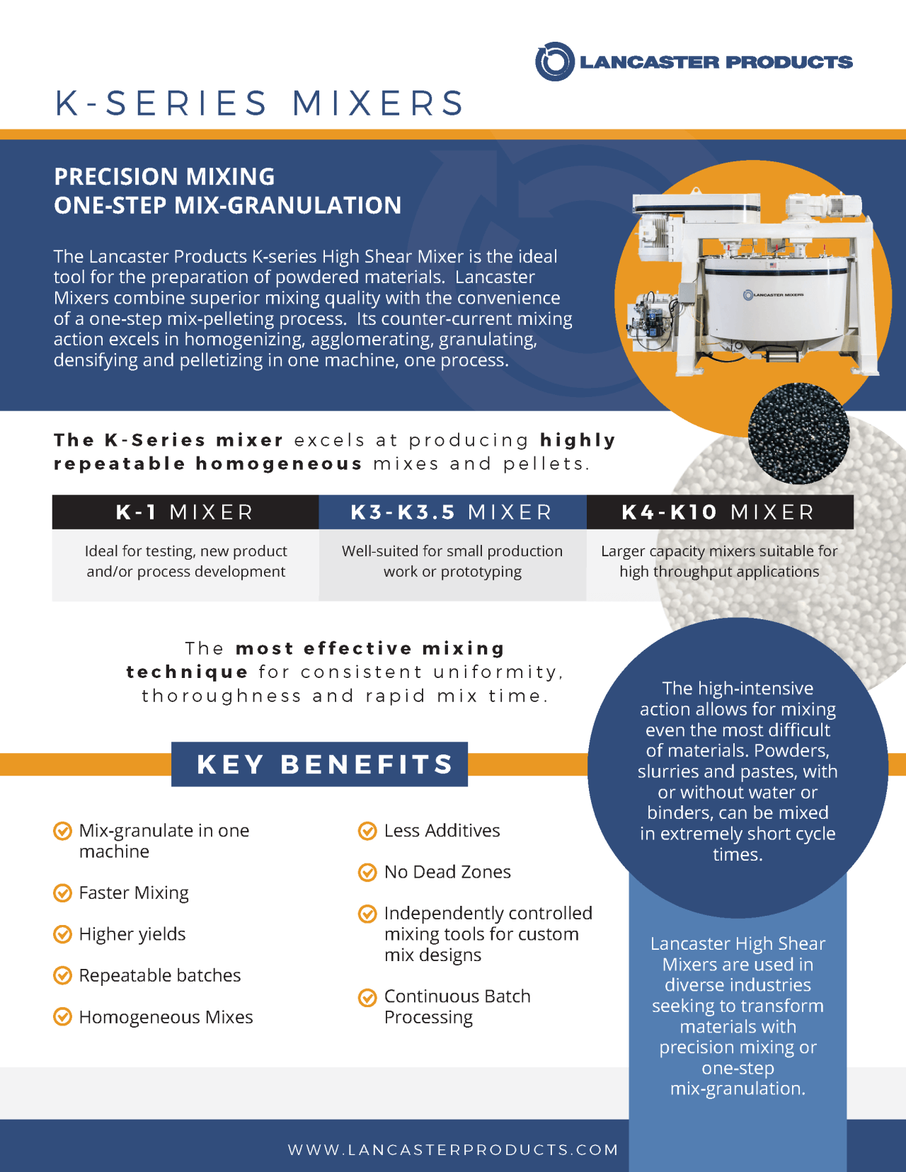 Materials Processing Resources - Lancaster Products
