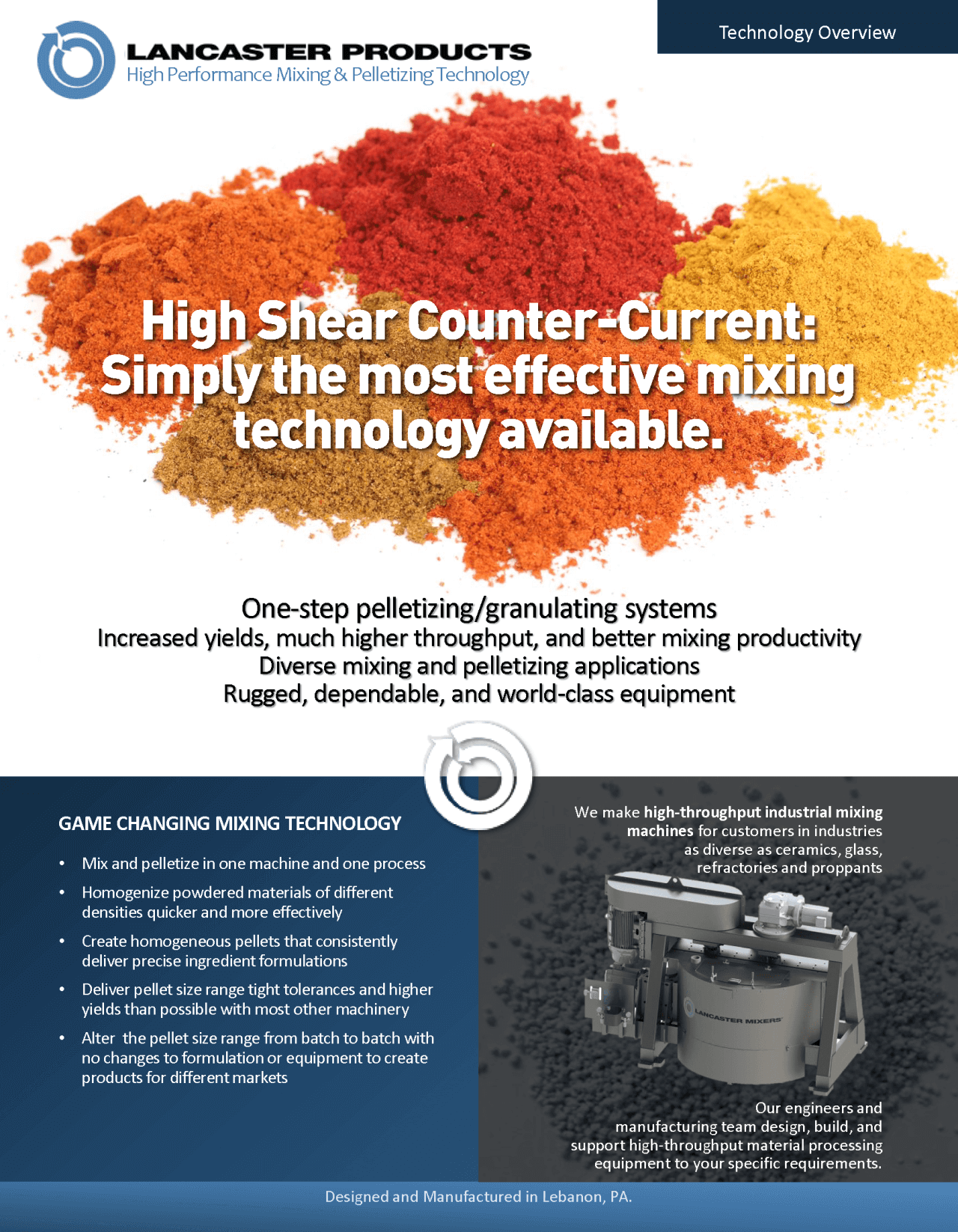 Brochures - Lancaster Products